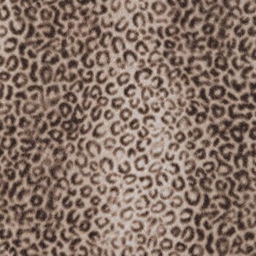 Leopard Print Fabric Spotted Fabric 100% Cotton Duck Cloth - Etsy
