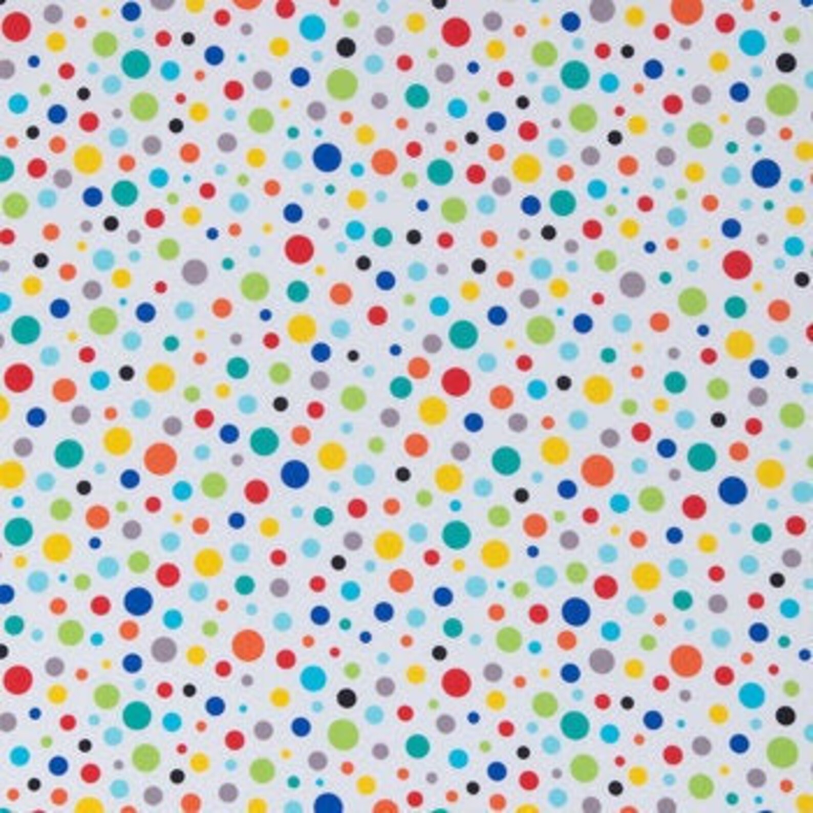 Bright Dots Fabric Colorful Fabric 100% Cotton Apparel - Etsy