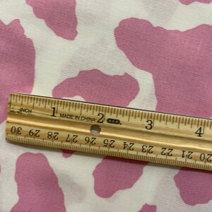 Pink Cow Spots Fabric, Animal Print, 100% Cotton, Quilting Fabric ...