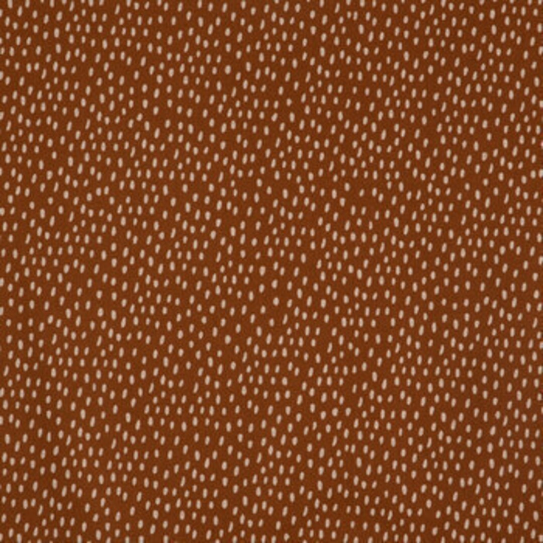 Rust Dots Fabric, Spotted Fabric, 100% Cotton, Apparel Fabric, Fabric ...