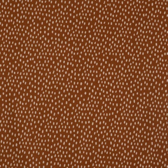 Rust Dots Fabric Spotted Fabric 100% Cotton Apparel Fabric | Etsy