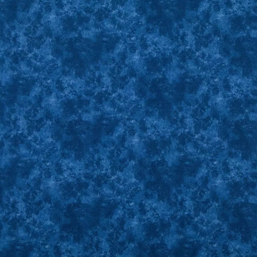 Blue Blender Smoky Cloud Cotton Fabric, Quilting Apparel Fabric by the ...