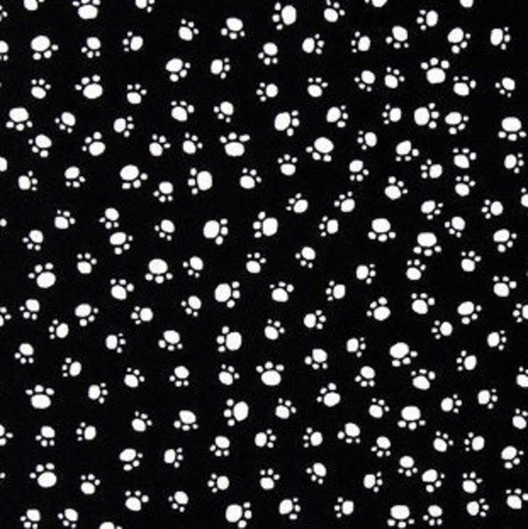 Dog Paw Prints Fabric Puppy Fabric 100% Cotton Apparel - Etsy
