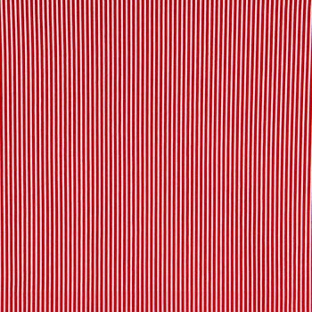 Red & White Striped Fabric, Pattern Fabric, 100% Cotton, Quilting ...