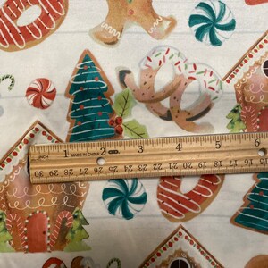 Gingerbread Knit Fabric, Christmas Fabric, Polyester & Spandex, Apparel ...