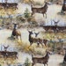 Wild Deer Fabric, Animal Print, 100% Cotton, Quilting Fabric, Fabric by ...