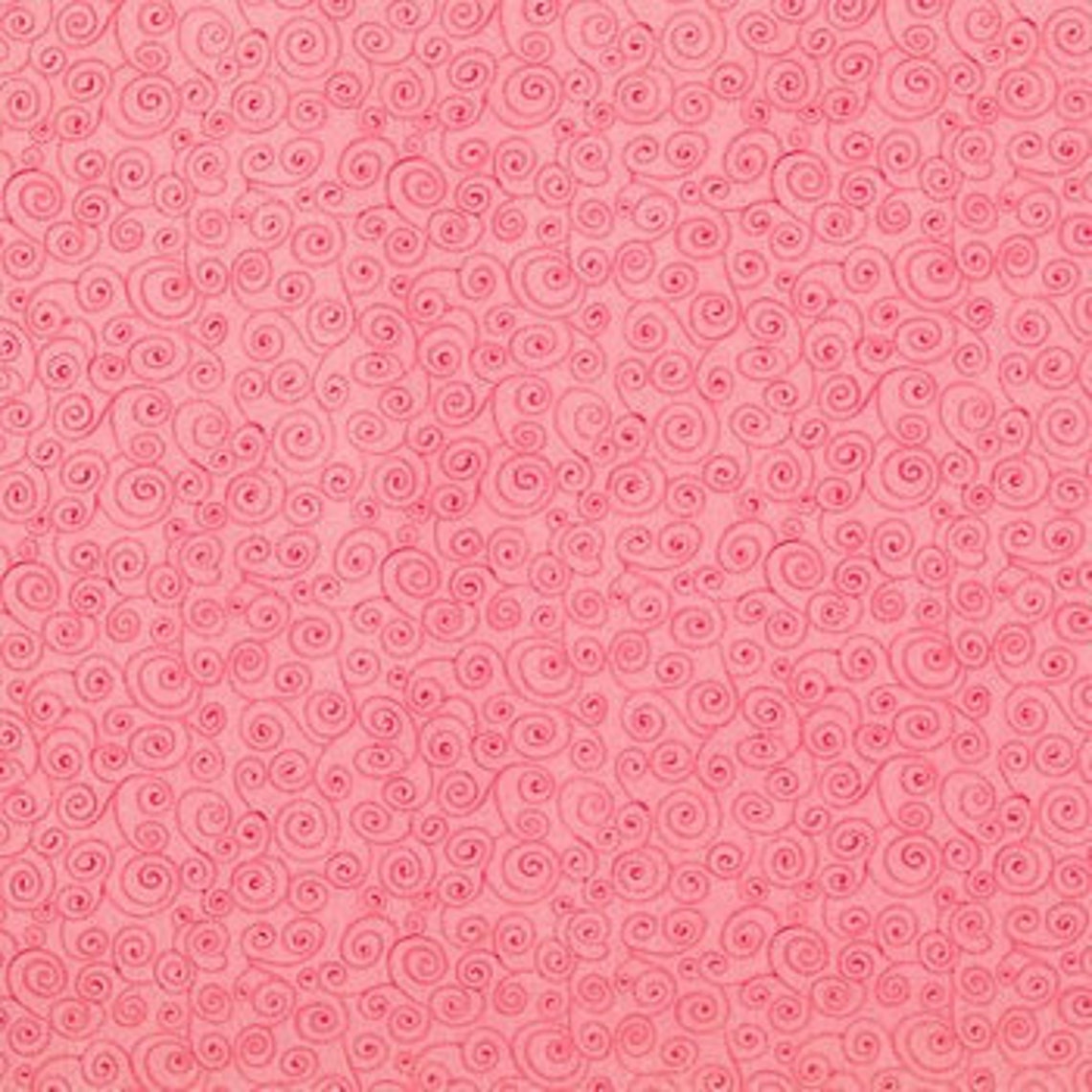 Pink Scrolls Fabric Swirls Fabric 100% Cotton Quilting - Etsy