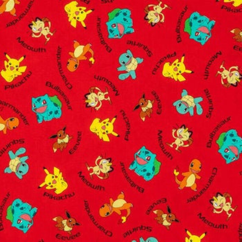 Cartoon Fabric Cotton Fabric Animated Fabric Characters | Etsy