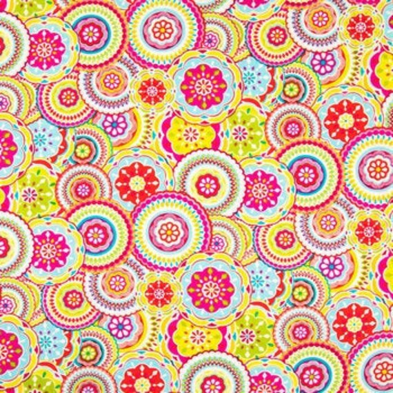 Bodilla Packed Medallion Fabric Pattern Fabric 100% Cotton - Etsy
