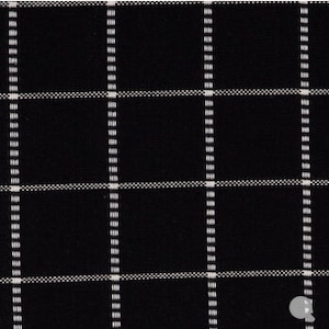 Graph Check Fabric, Plaid Pattern, 100% Cotton, Duck Cloth Fabric, Home ...