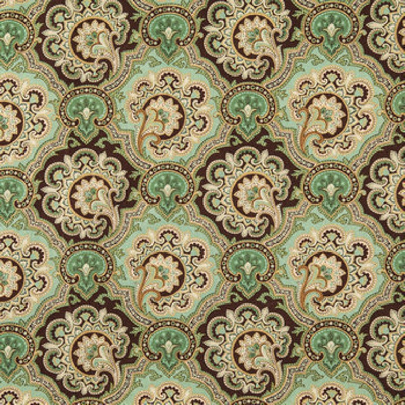 Paisley Medallion Fabric Pattern Fabric 100% Cotton - Etsy