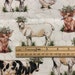 Fancy on the Farm Fabric, Animals Fabric, 100% Cotton, Duck Cloth, Home ...
