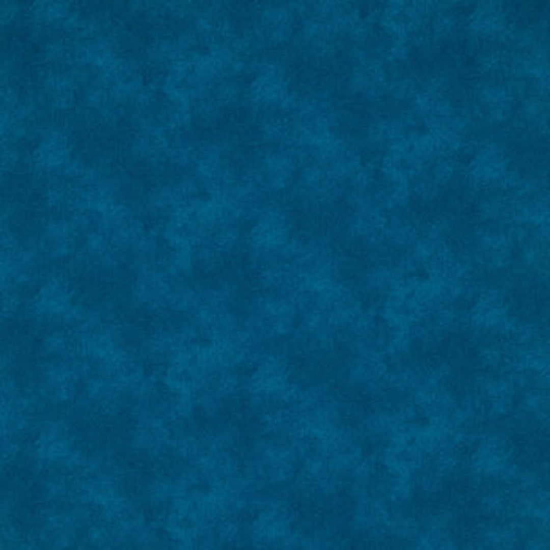 Turkish Blue Cotton Calico Fabric, Tonal Quilting Fabric, Home Accents ...