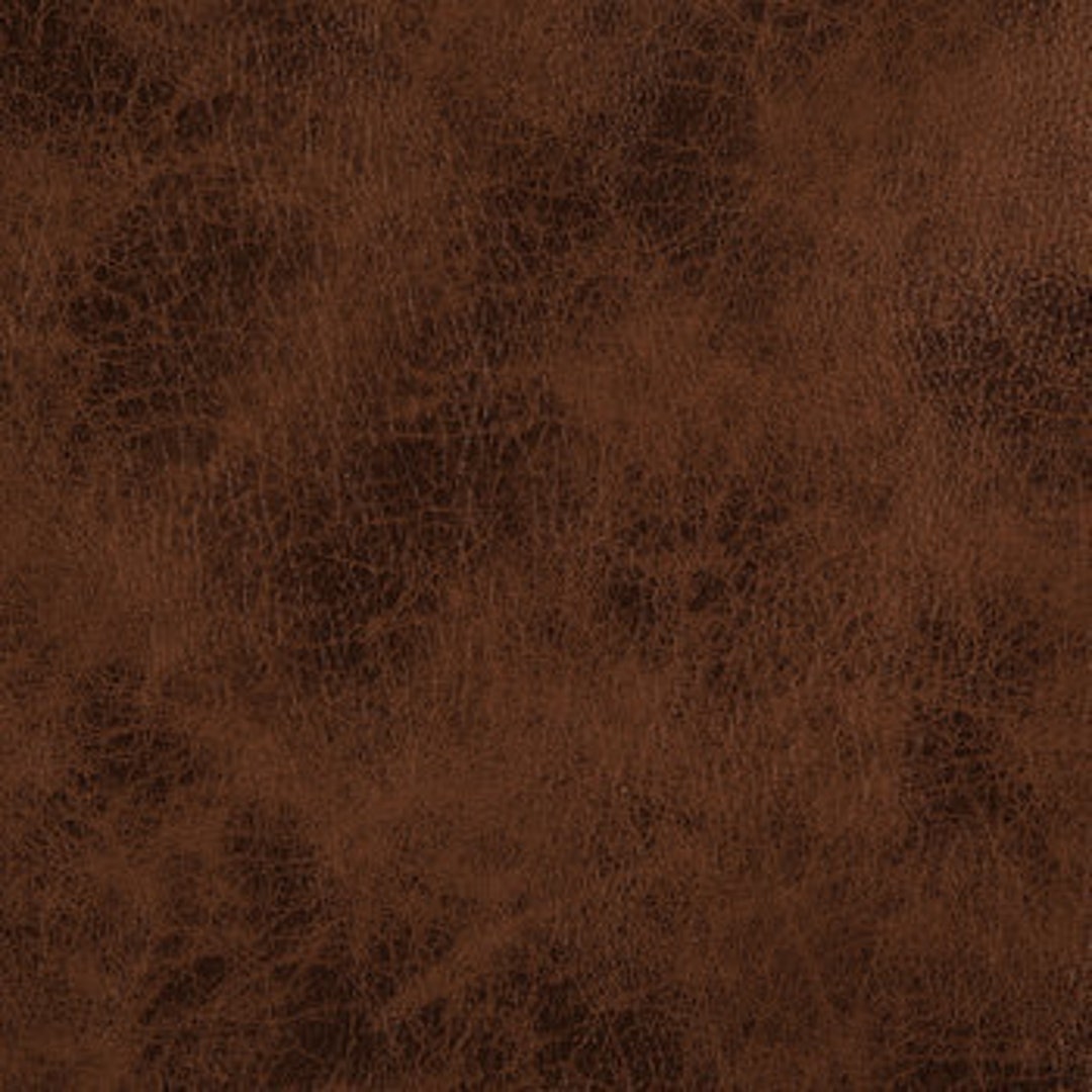Brown Saddle Faux Leather Fabric, Textured Style, 100% Vinyl, Home ...