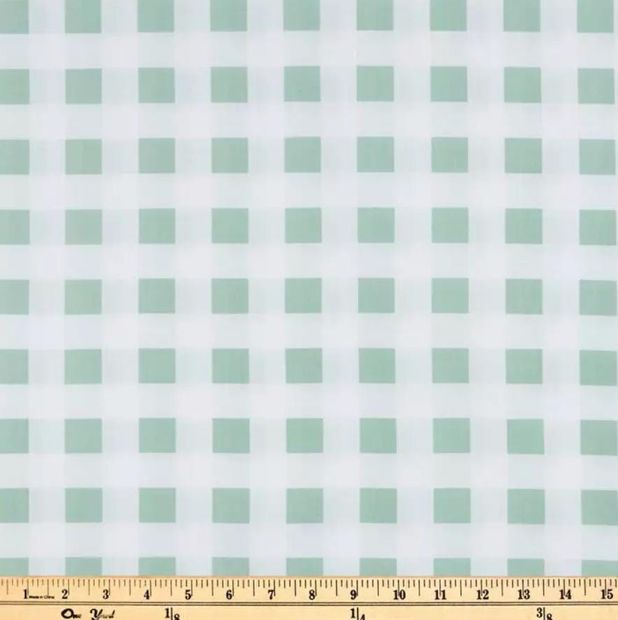 Sage & White Buffalo Check 100% Cotton Fabric - Etsy