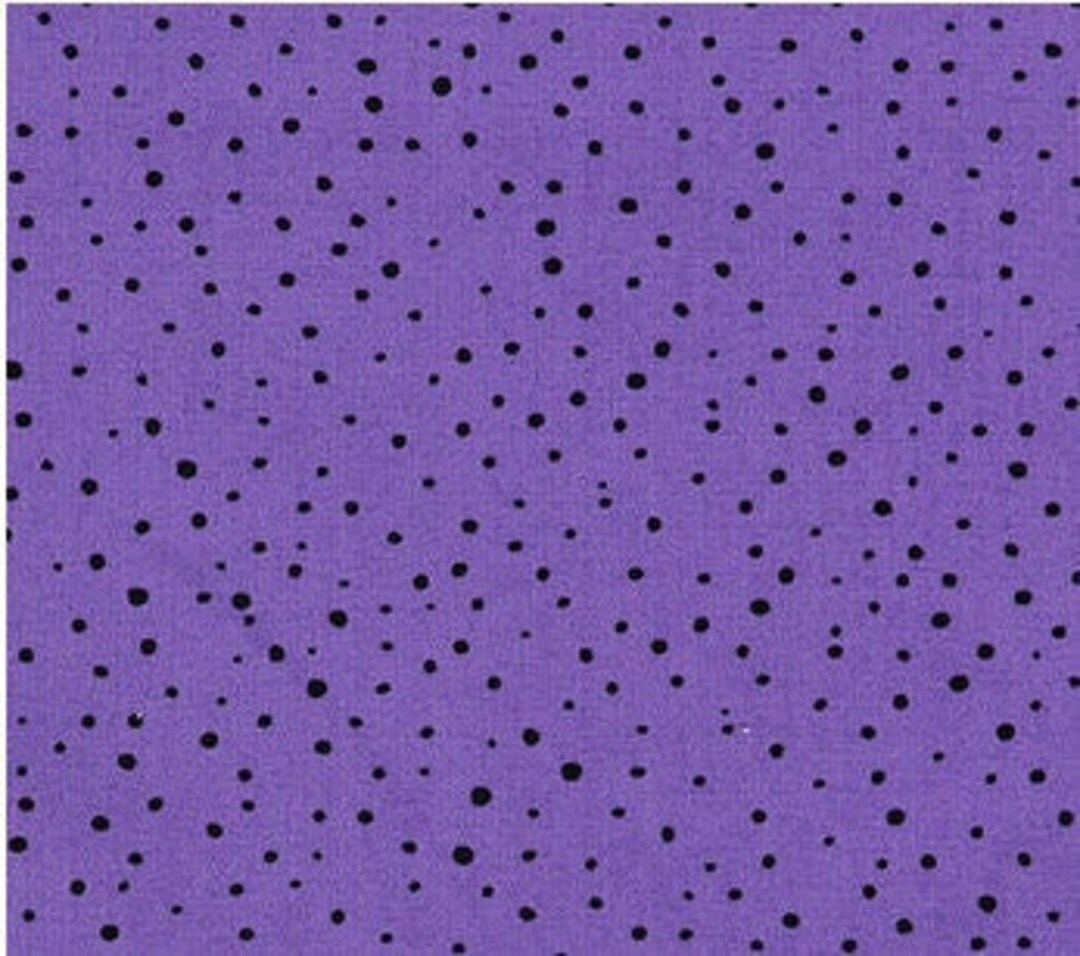Purple Dots Fabric, Fall Fabric, 100% Cotton, Apparel Fabric, Fabric by ...