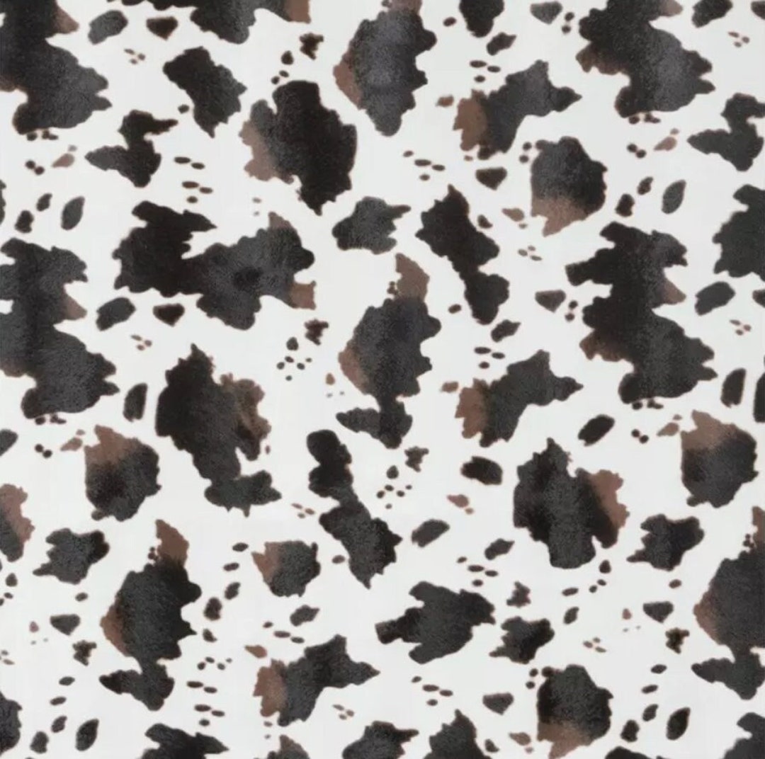 Cow Print Fabric, Animal Print, PVC, Polyester, Polyurethane, Home ...