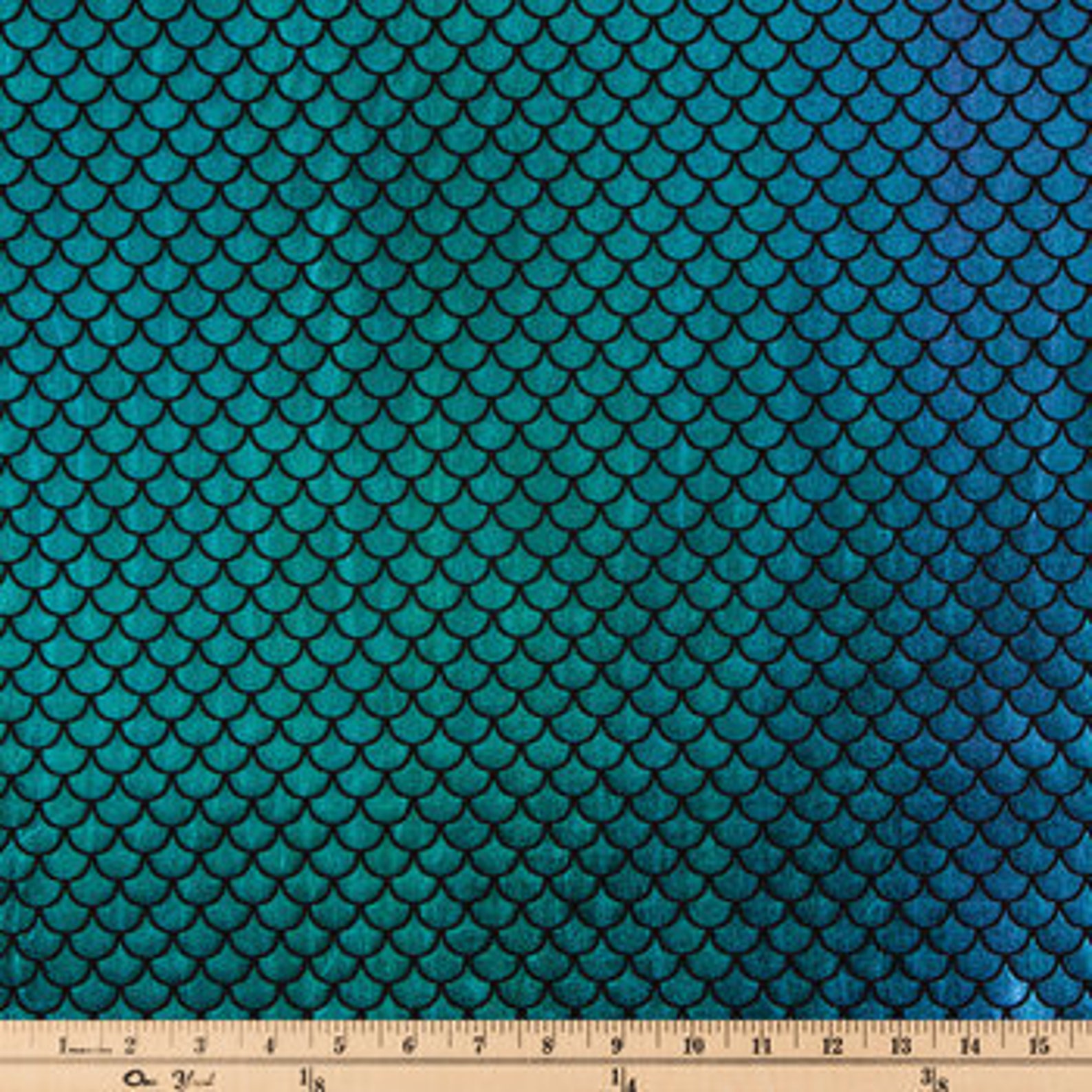 Mermaid Scales Knit Fabric Mythical Fabric Polyester - Etsy