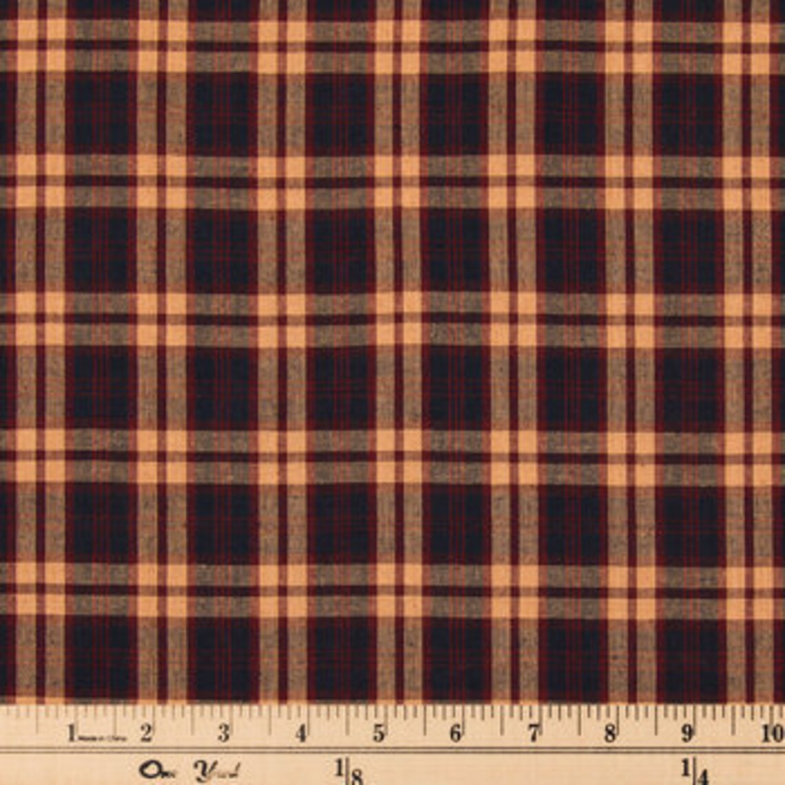 Plaid Calico Fabric Striped Fabric 100% Cotton Apparel - Etsy