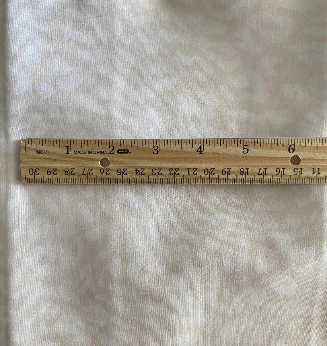 Tonal White Tea Batik Leopard Print, Animal Spots, 100% Cotton ...