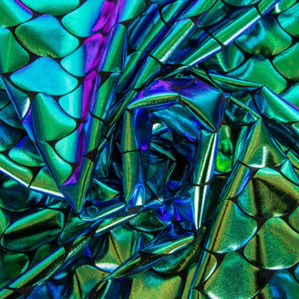 Fish Scale Spandex Fabric - Etsy