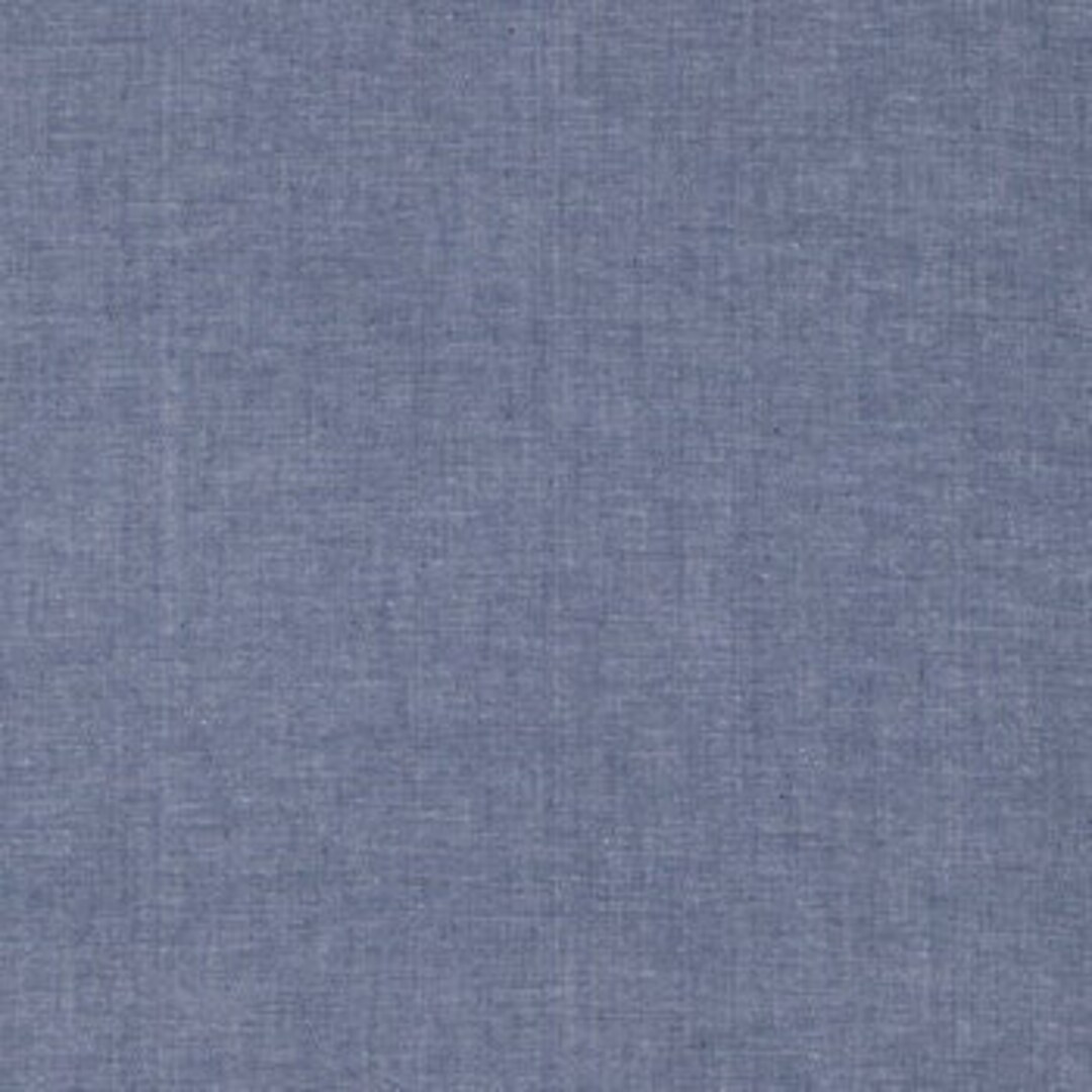 Chambray Cotton Calico Fabric, Solid Fabric, 100% Cotton, Quilting ...