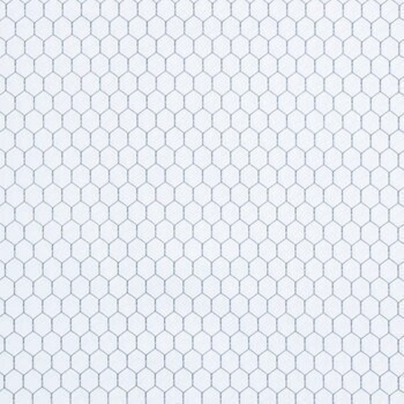 Chicken Wire Fabric Hexagonal Fabric 100% Cotton - Etsy