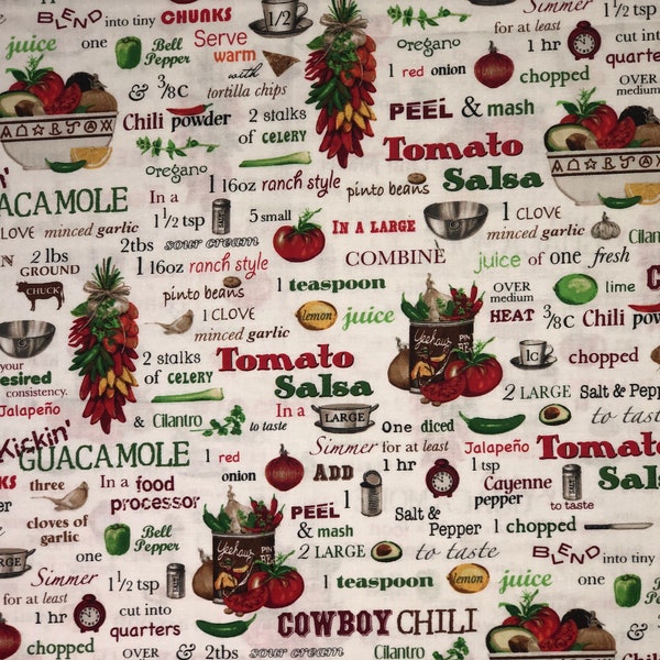 Food Theme Fabric - Etsy