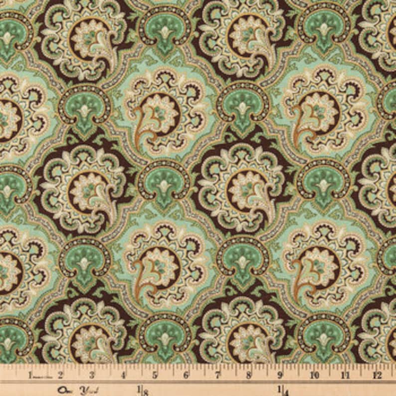 Paisley Medallion Fabric Pattern Fabric 100% Cotton - Etsy