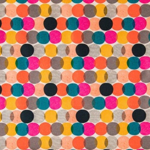 Bright Dots Fabric Colorful Fabric 100% Cotton Apparel - Etsy