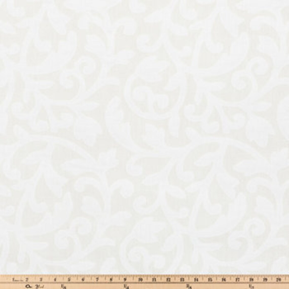 Birch Elliot Fabric Leafy Flourish Pattern Polyester Linen - Etsy