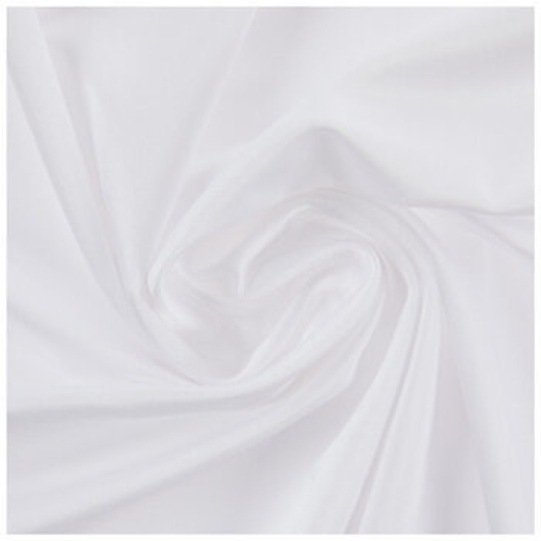 White Swimwear Jersey Fabric, Solid Fabric, Polyester-spandex, Bathing ...