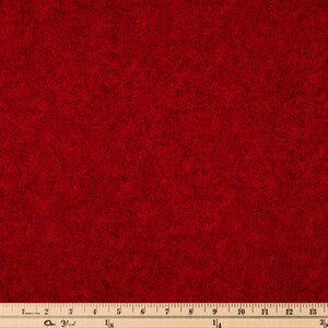 Red Freckles Fabric, Black Dots Fabric, 100% Cotton, Quilting Fabric ...