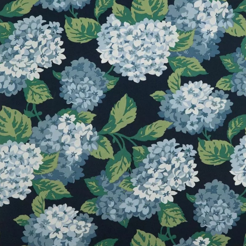 Hydrangea Fabric - Etsy
