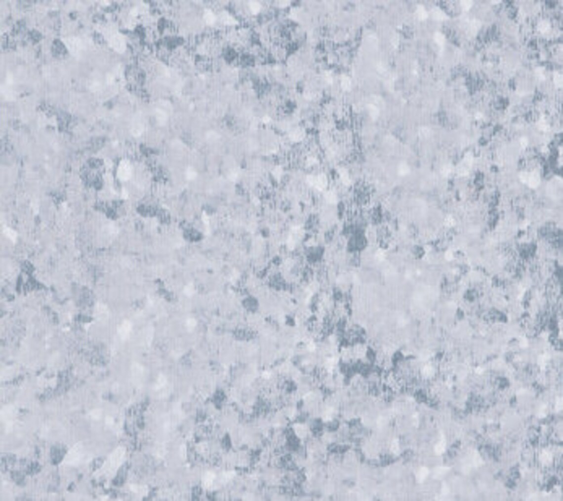 Gray Galvanized Metal Look Fabric, Mottled Fabric, 100% Cotton ...