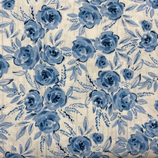 Country Blue Fabric - Etsy