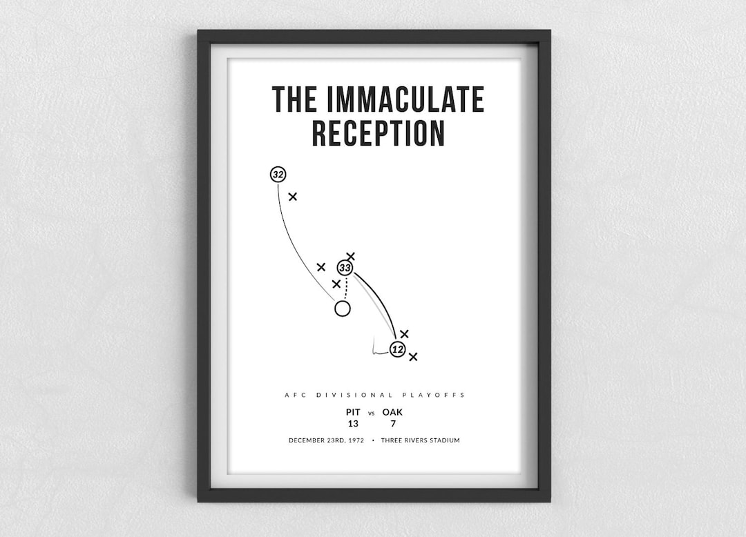 Pittsburgh Steelers | the Immaculate Reception | Franco Harris | NFL ...