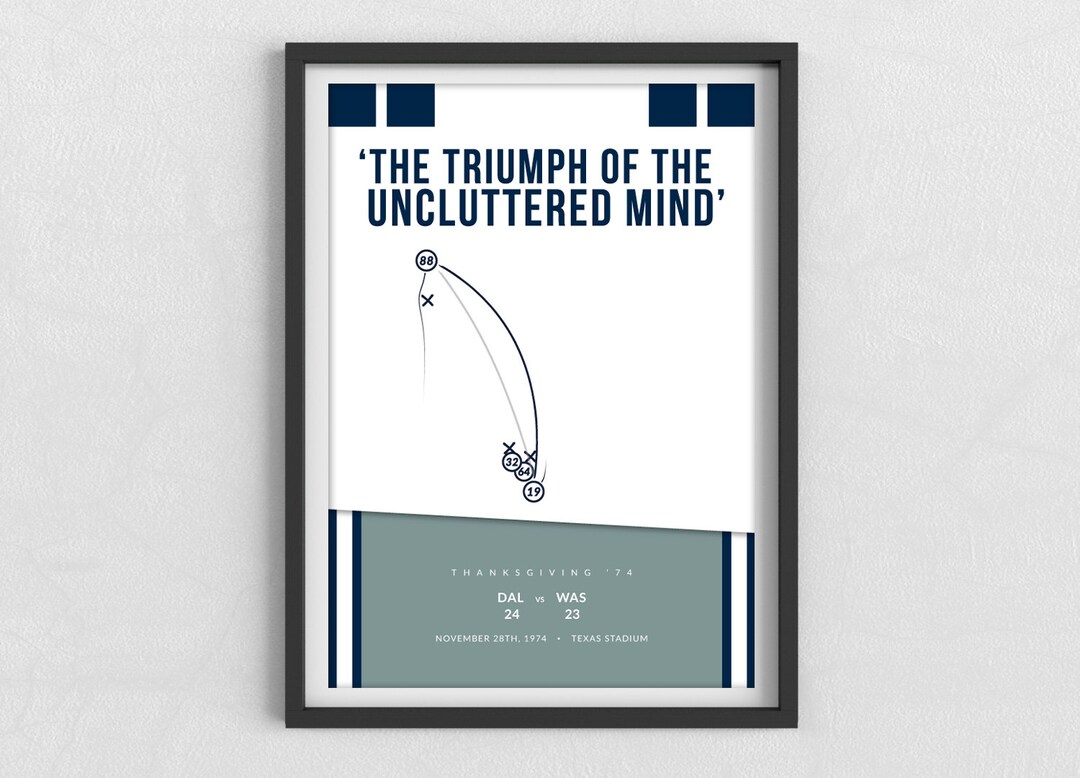 Dallas Cowboys | Clint Longley | Thanksgiving Comeback | NFL Prints ...