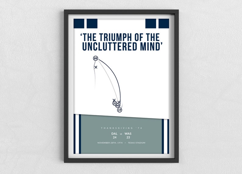 Dallas Cowboys Clint Longley Thanksgiving Comeback NFL Prints Birthday ...