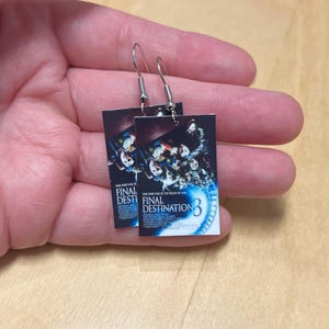 Final Destination Movie 1, 2, & 3 Poster Earrings - Etsy