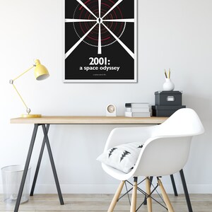 2001: A SPACE ODYSSEY - Stanley Kubrick - Hal 9000 - Film Poster ...