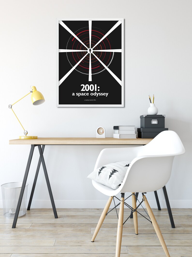2001: A SPACE ODYSSEY - Stanley Kubrick - Hal 9000 - Film Poster ...
