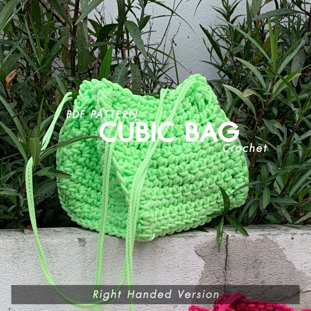 Cubic Bag : English PDF Pattern right Handed Version - Etsy