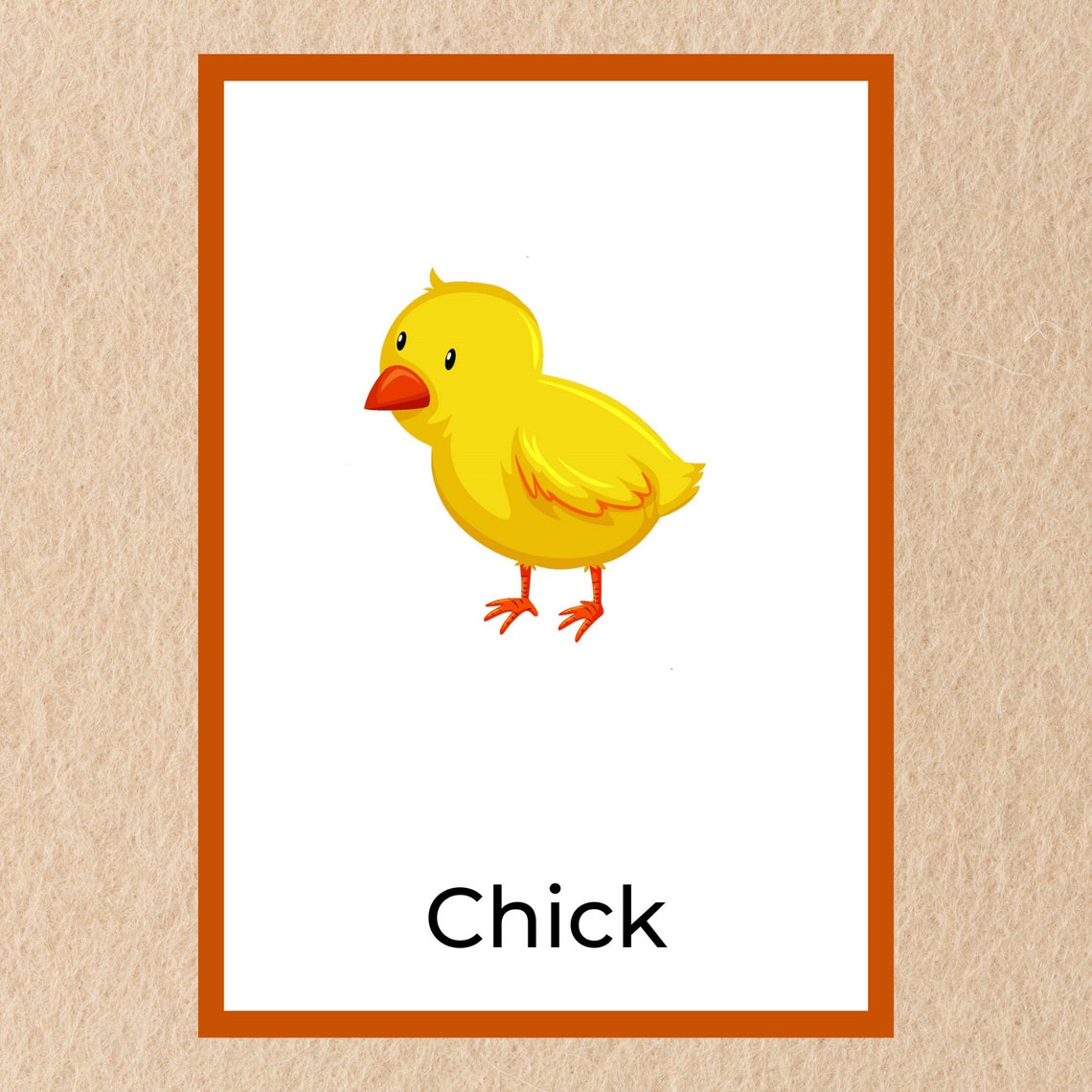 Life Cycle of a Chicken Material Montessori Pack Flashcards | Etsy