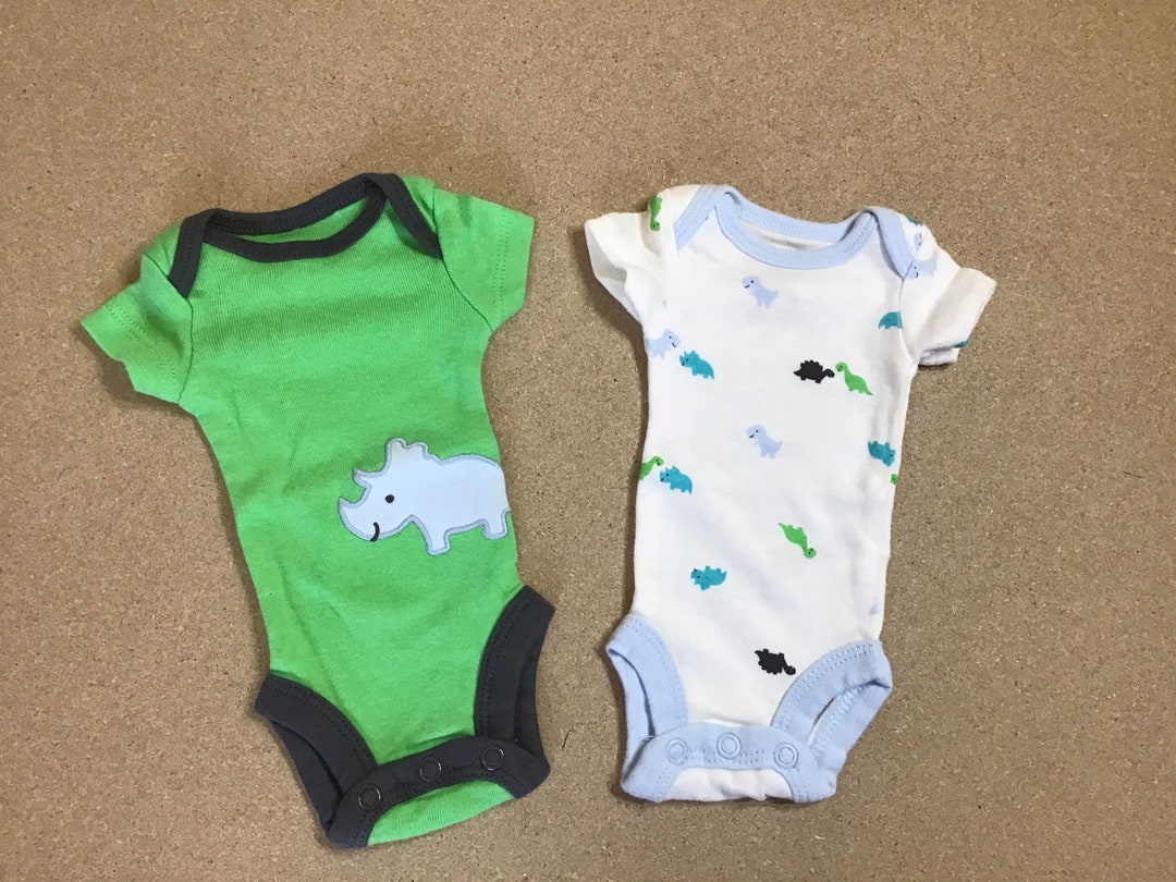 2-PACK. Preemie Baby Boy PREMATURE CLOTHES Dinosaurs or Dogs - Etsy