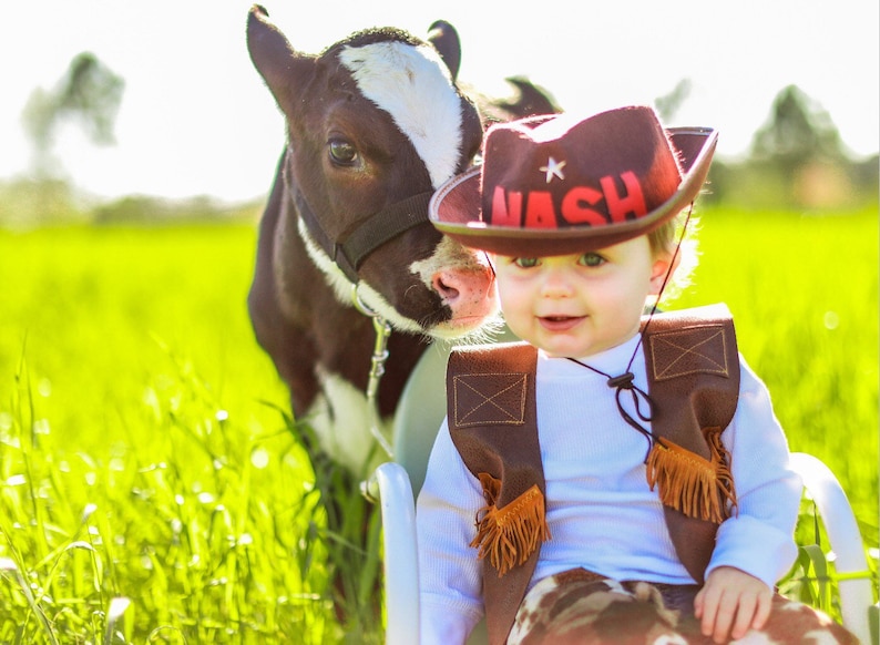6 PIECES. My First Rodeo Cowboy Birthday Outfit Party Set Baby | Etsy
