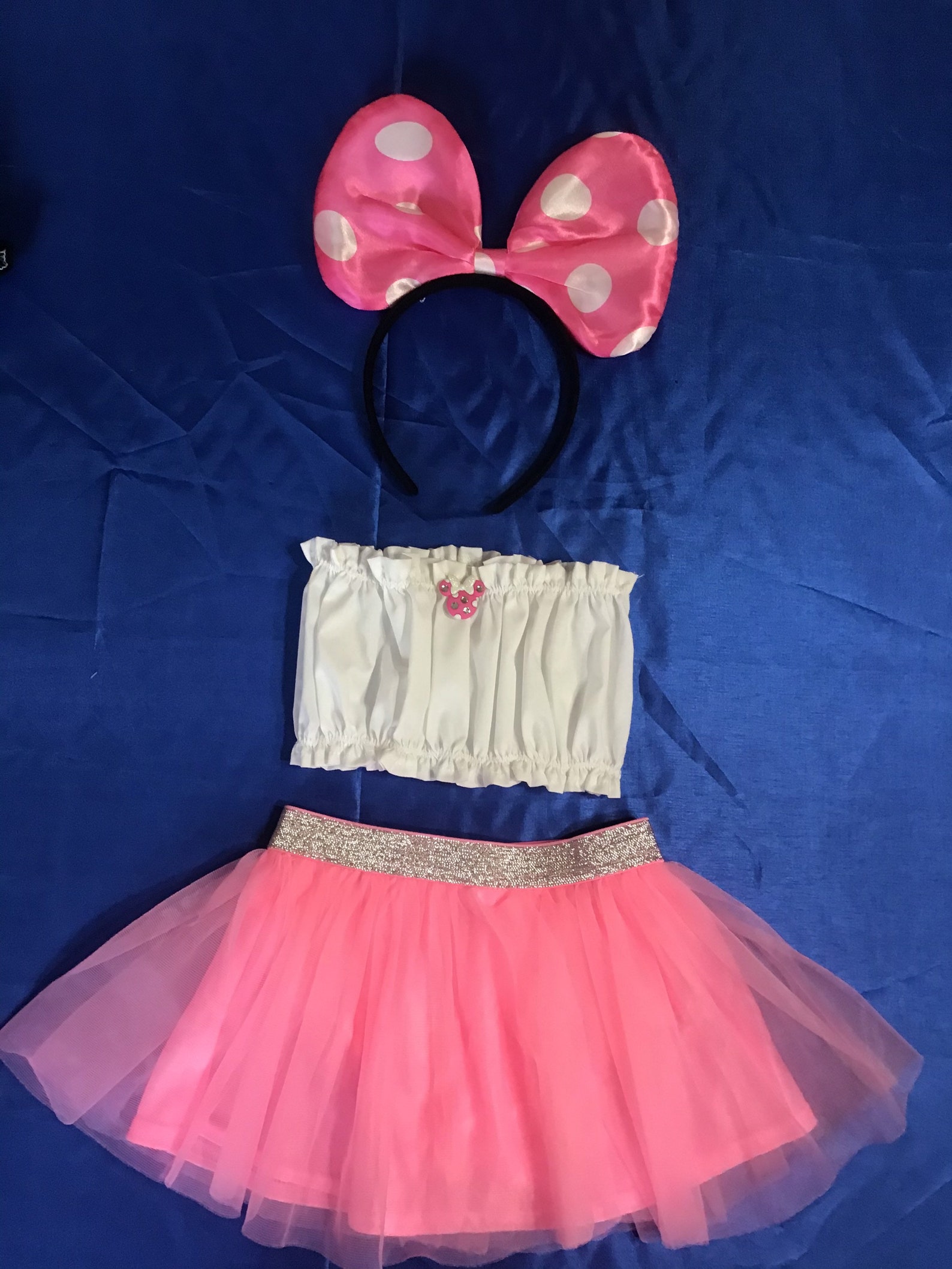 3 PIECES. All Sizes. Minnie Mouse Inspired. Black Tube Top | Etsy