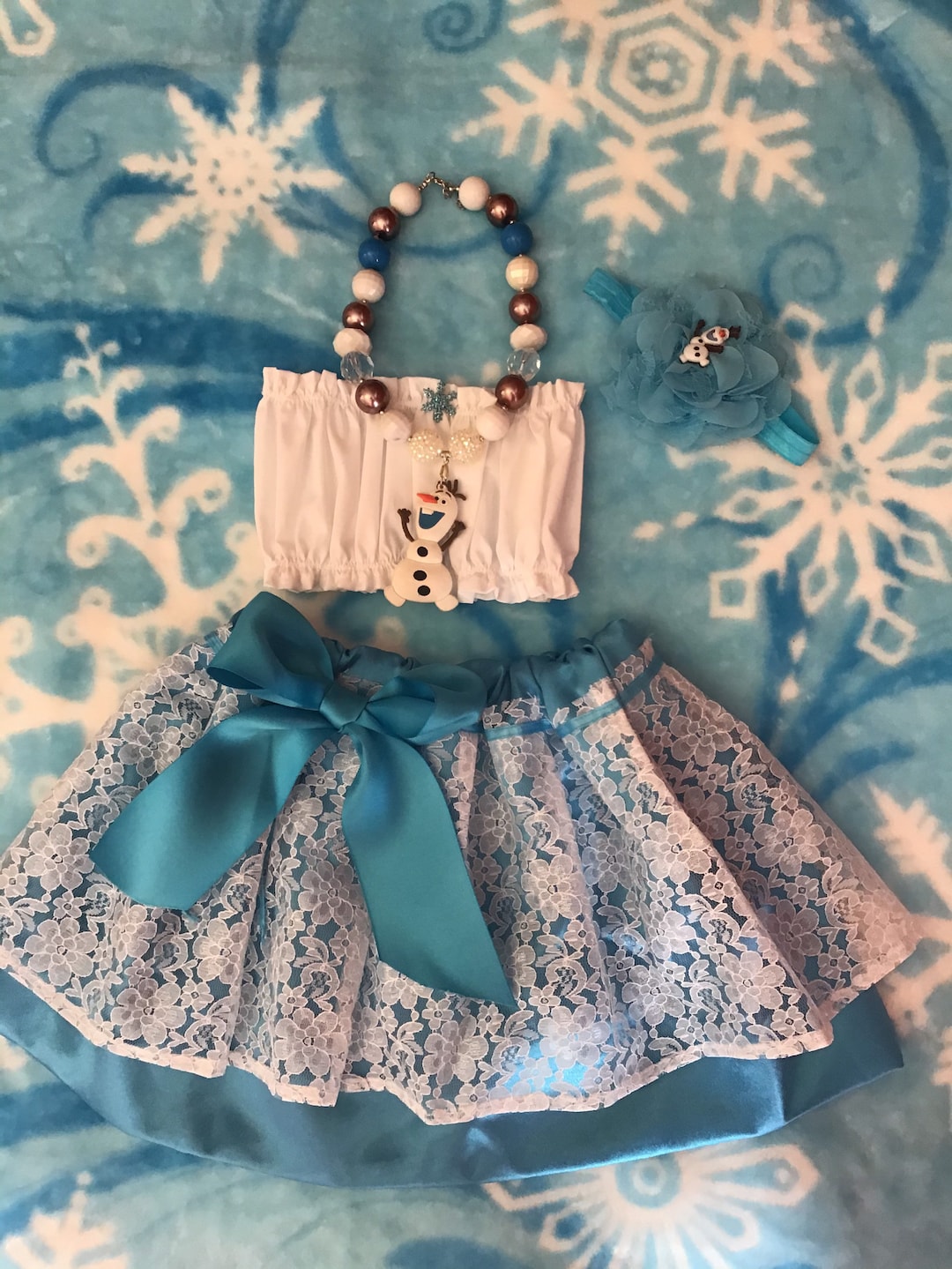 4 Pieces. OLAF Inspired FROZEN Outfit - Etsy