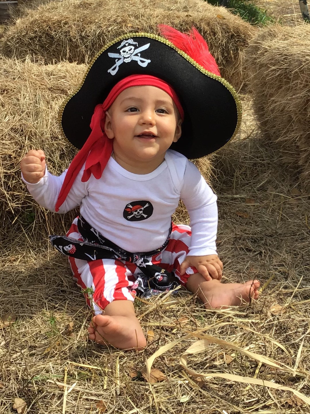 6 PIECES. Pirate Baby Costume Pirate Birthday Party - Etsy