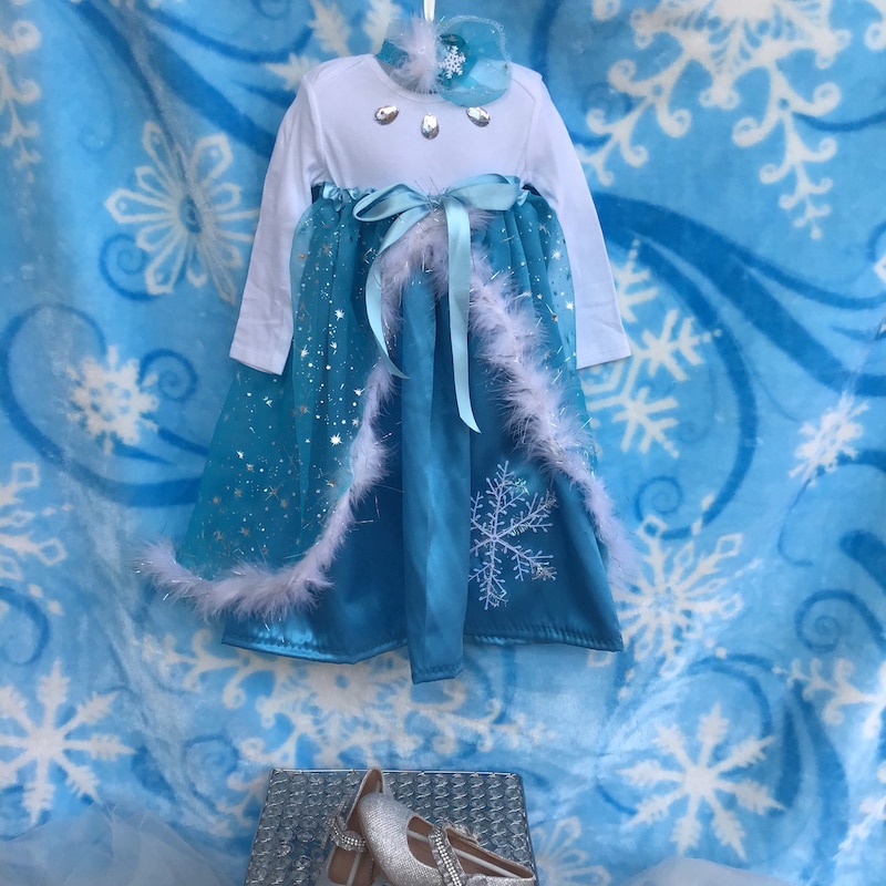 Queen Elsa Dress - Etsy